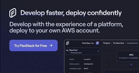 Develop Faster On AWS FlexStack