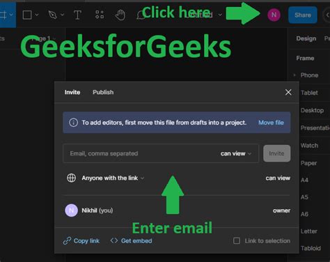 Figma Interface A Beginners Guide GeeksforGeeks