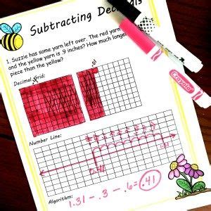 Subtracting Decimals Word Problems Printable Free Decimal Word Problems Fun Math