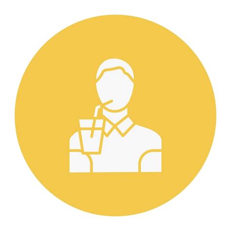 Premium Vector Drinking Vector Illustration