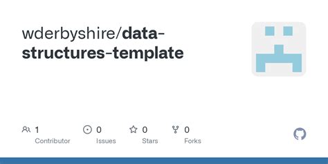 Github Wderbyshiredata Structures Template