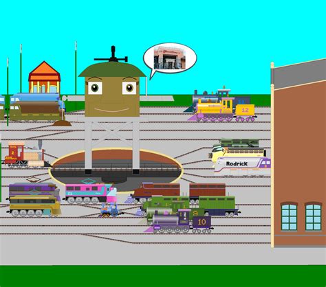The Female Tower Tells Her Train The News By Eisd012238 On Deviantart