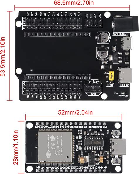 Placa De Desarrollo Usb Aitrip Esp Wroom 32 Esp32 Esp 32s Tipo C Usb