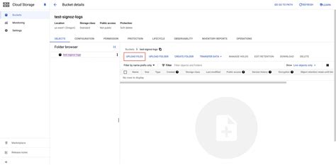 Cloud Storage Metrics Signoz