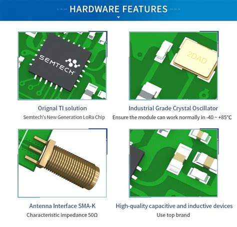 Ebyte E22 900t22d V2 Sx1262 Lora 868mhz Wireless Module Uart 22dbm 5km Long Range Fec Sma K