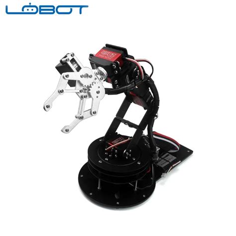LOBOT Industrial 6DOF Robot Arduino Servo Claw Unassembled Mechanical RC Parts Remote Control