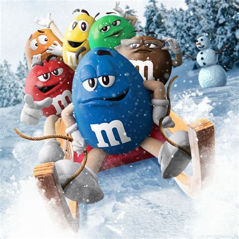 Pin By Ashley On Old Classic Mandm Characters Winter Wallpaper