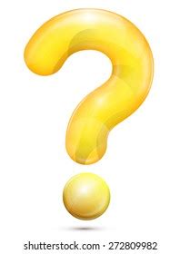 Yellow Glossy Realistic Question Mark Sign Stock Vector Royalty Free 272809982 Shutterstock