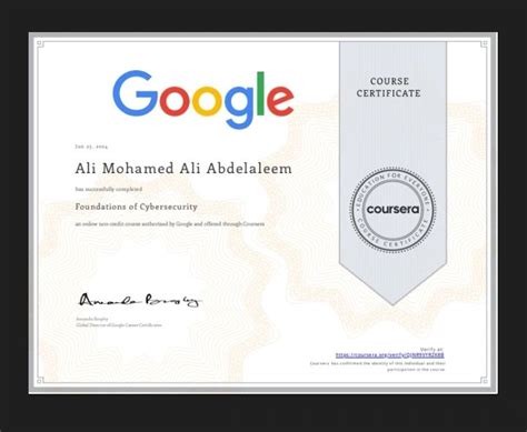 ali mohamed on linkedin cybersecurity professionaldevelopment