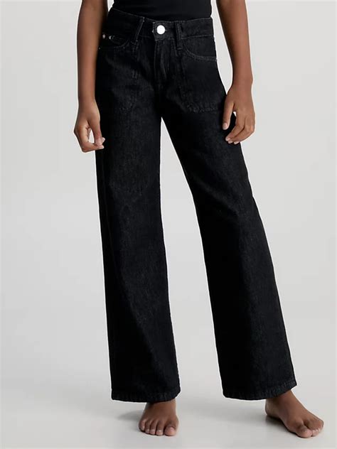 High Rise Wide Leg Jeans Calvin Klein® Ig0ig020641by