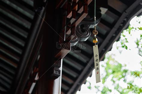 고대 건물의 들보에 바람 종소리 사진 무료 다운로드 Lovepik