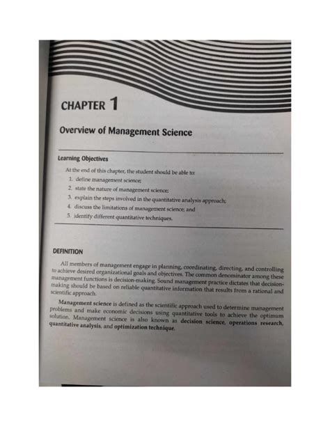 Management-Science-Chapter-1 2 | PDF