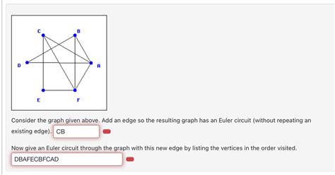 Solved Consider the graph given above. Add an edge so the | Chegg.com