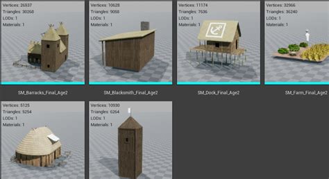 Unreal Engine Marketplace Agora Static Mesh Thumbnail Render