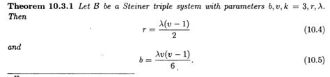 Solved 1 Suppose A Steiner Triple System On V Varieties
