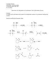 Ochem Experiment 10 Prelab Docx Carrington Burton Lab Partner Kyli