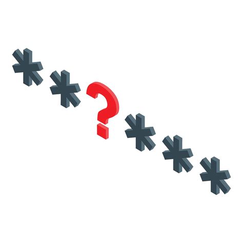 Forgotten Password Question Mark Replacing Asterisk Characters In