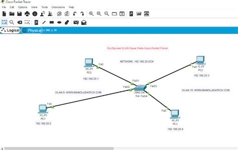 Konfigurasi Inter Vlan Routing Pada Cisco Packet Tracer Konfigurasi