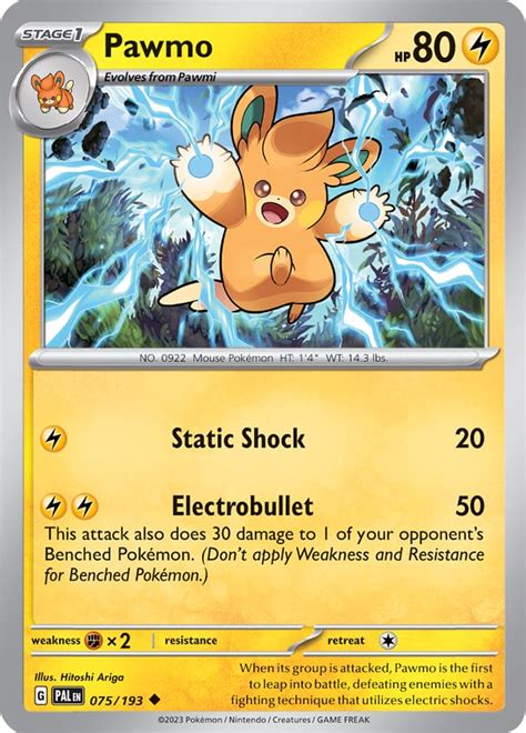 Pawmo Paldea Evolved 75 Bulbapedia The Community Driven Pokémon