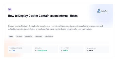 Implementar Contenedores Docker En Hosts Internos Labex