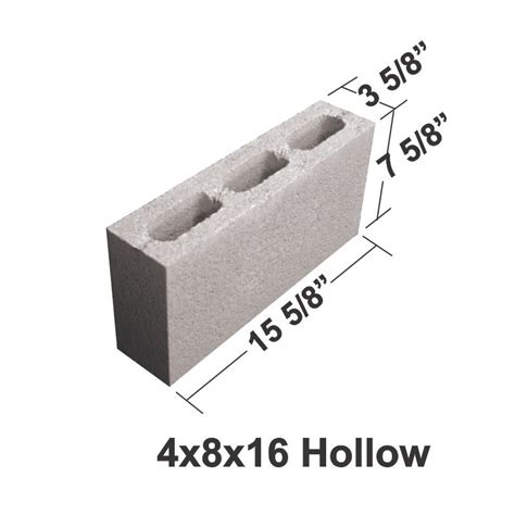 4x8x16 Hollow