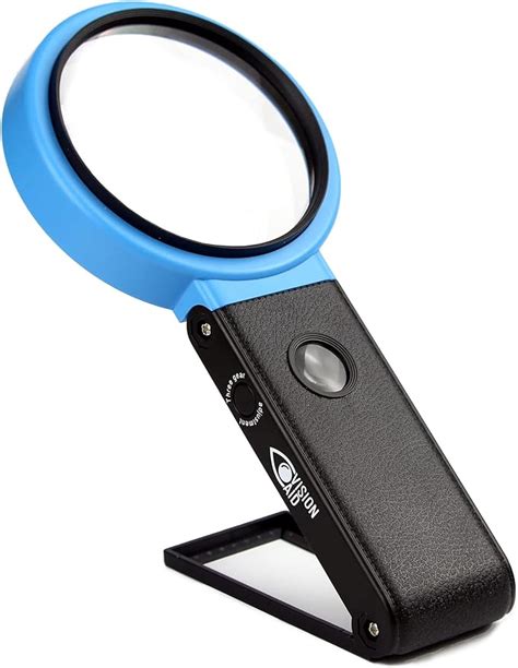 Vision Aid 30x Hands Free Magnifying Glass With 21 Led Lights For Coins Jewelry