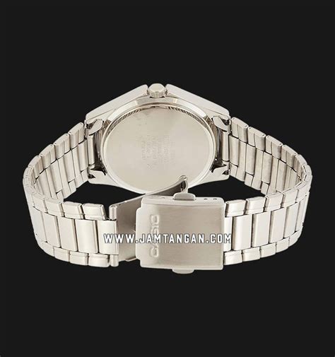 Casio General Mtp 1239d 1adf Black Dial Stainless Steel Band