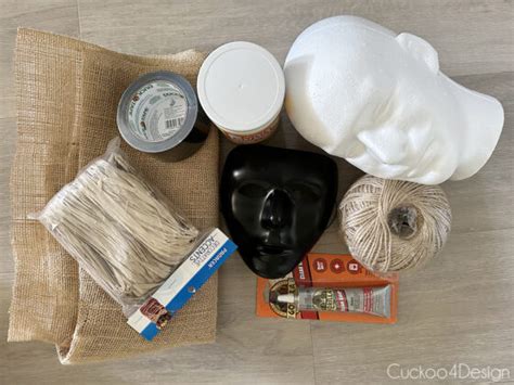How To Make A Scary Scarecrow Mask With Burlap For Halloween