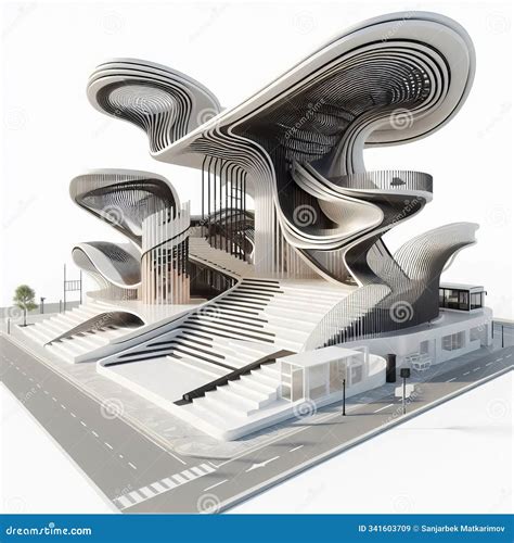 Urban Art Installation Pavilion An Open Air Pavilion Designed Fo Stock