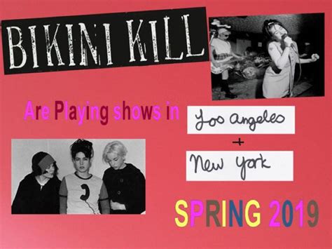 Bikini Kill Reunite For 2019 Live Shows Exclaim