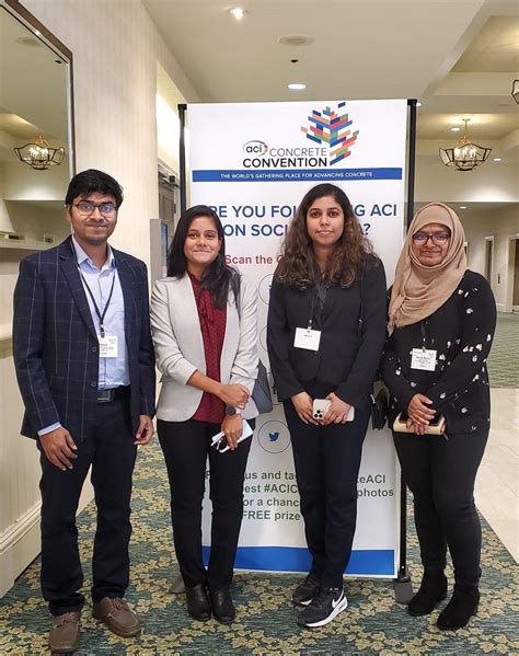 Warda Ashraf On Linkedin Happy To Attend American Concrete Institute Convention In Person After