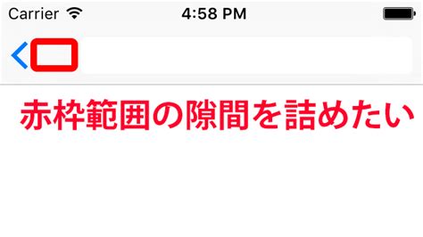 Uinavigationcontrollerの戻るボタンの文字を消した時にnavigationitemtitleview
