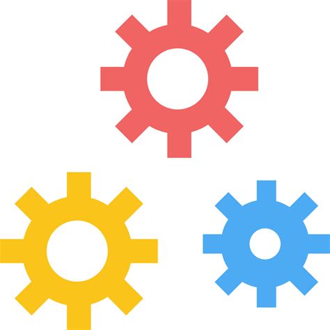 Configuration Gears Preferences Service Flat Color Icon Vector Icon Banner Template 14461477