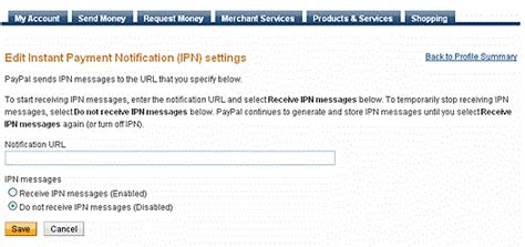 Php Paypal Api Ipn Message Is Not Received Stack Overflow
