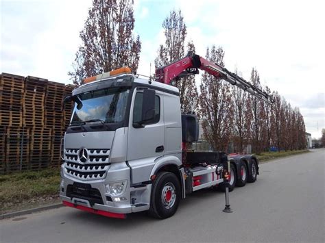 Mercedes Benz Arocs 3248 8x4 Tridem Haaksysteem Fassi F365ra Kraan 36