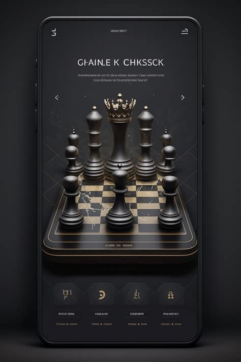 Uiux Design Application Play Chess Phone Дизайн Ui Ux Дизайн Карта