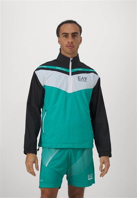 Ea7 Emporio Armani Tennis Club Windbreaker Blackschwarz Zalandoat