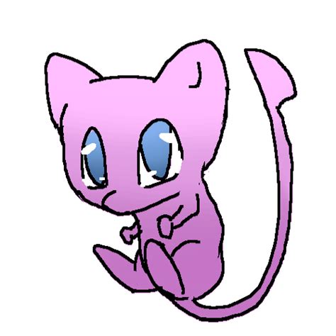 Pixilart Colored Mew By PuppyRex