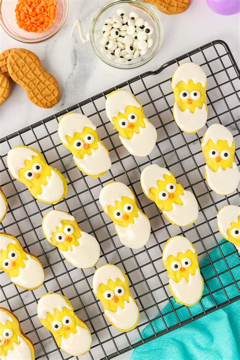 Nutter Butter Hatching Chick Cookies Xoxobella