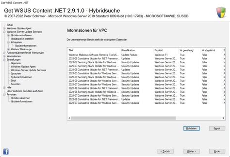 Get Wsus Content Net 2 9 1 0 Unterstützt Windows 11 22h2 Und Server