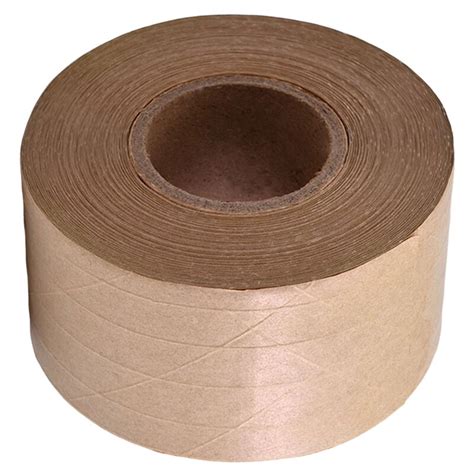 Cinta Adhesiva De Papel Kraft Con Agua Autoadhesiva Reforzada Para