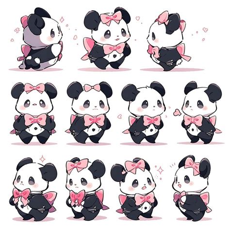 Premium Photo Chibi Kawaii Manga Watercolor Art Cute Chibi Characters
