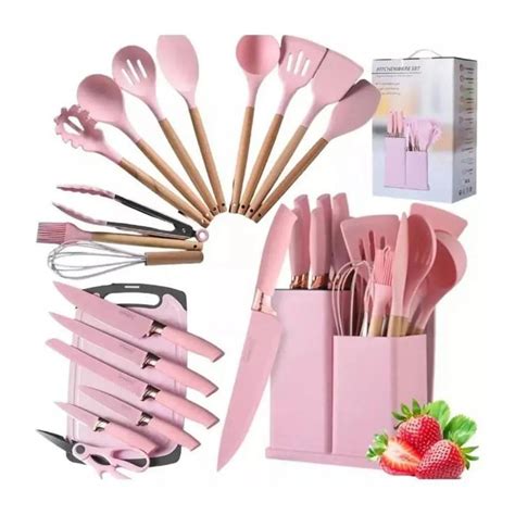 Utensilios De Cocina De Silicona Cuchillos Tabla Éxito