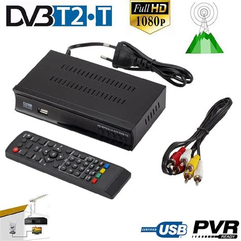 HD 1080p ТВ тюнер dvb T2 Vga tv Dvb-t2 для монитора адаптер USB2.0 ...