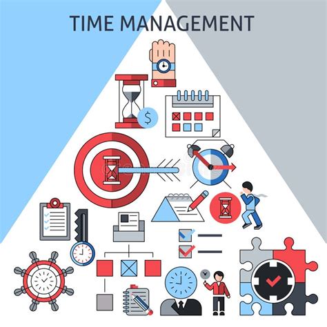 Time Management Concept Stock Vector Illustration Of Project 48752090