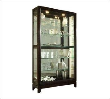Pulaski Two Way Sliding Door Curio 46 By 15 By 83 Inch Chocolate