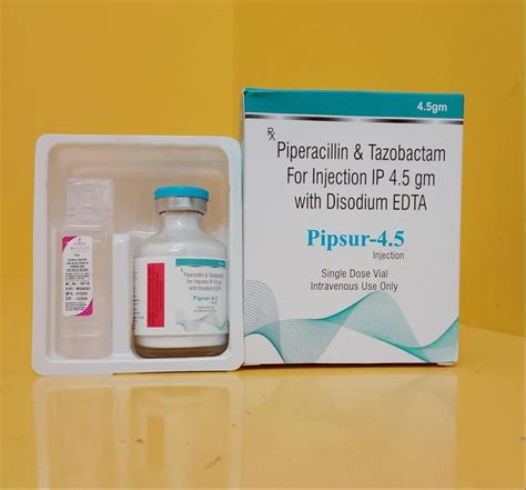 Piperacillin Tazobactam Injection Ip 4 5 G At ₹ 526 Vial In Hyderabad