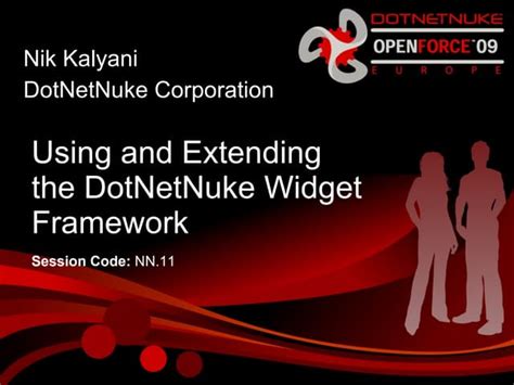 Using And Extending The Dotnetnuke Widget Framework Ppt