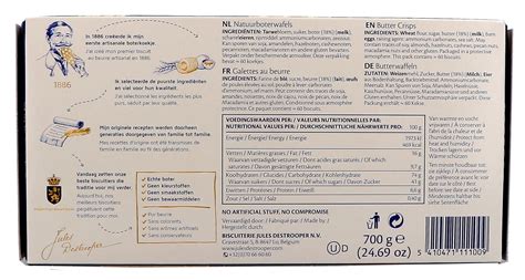 Biscuits Jules Destrooper Galettes Au Beurre 6x700gr Vrac Nevejan