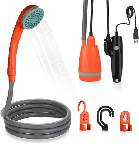 Regadera Ducha Portátil Para Exteriores Con Pila Recargable Envío gratis